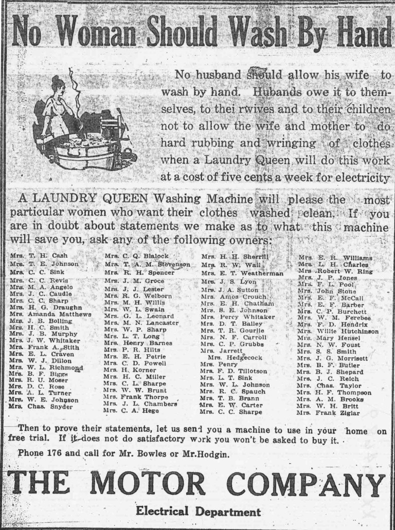 Advertising for Women in the Early 1900s - Winston-Salem